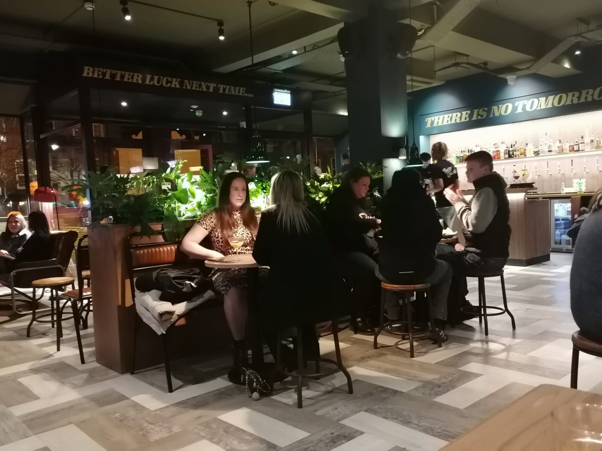Opening Night at Kettering's Lucky Chuck’s: Neon Lights, Big Pizzas and ...